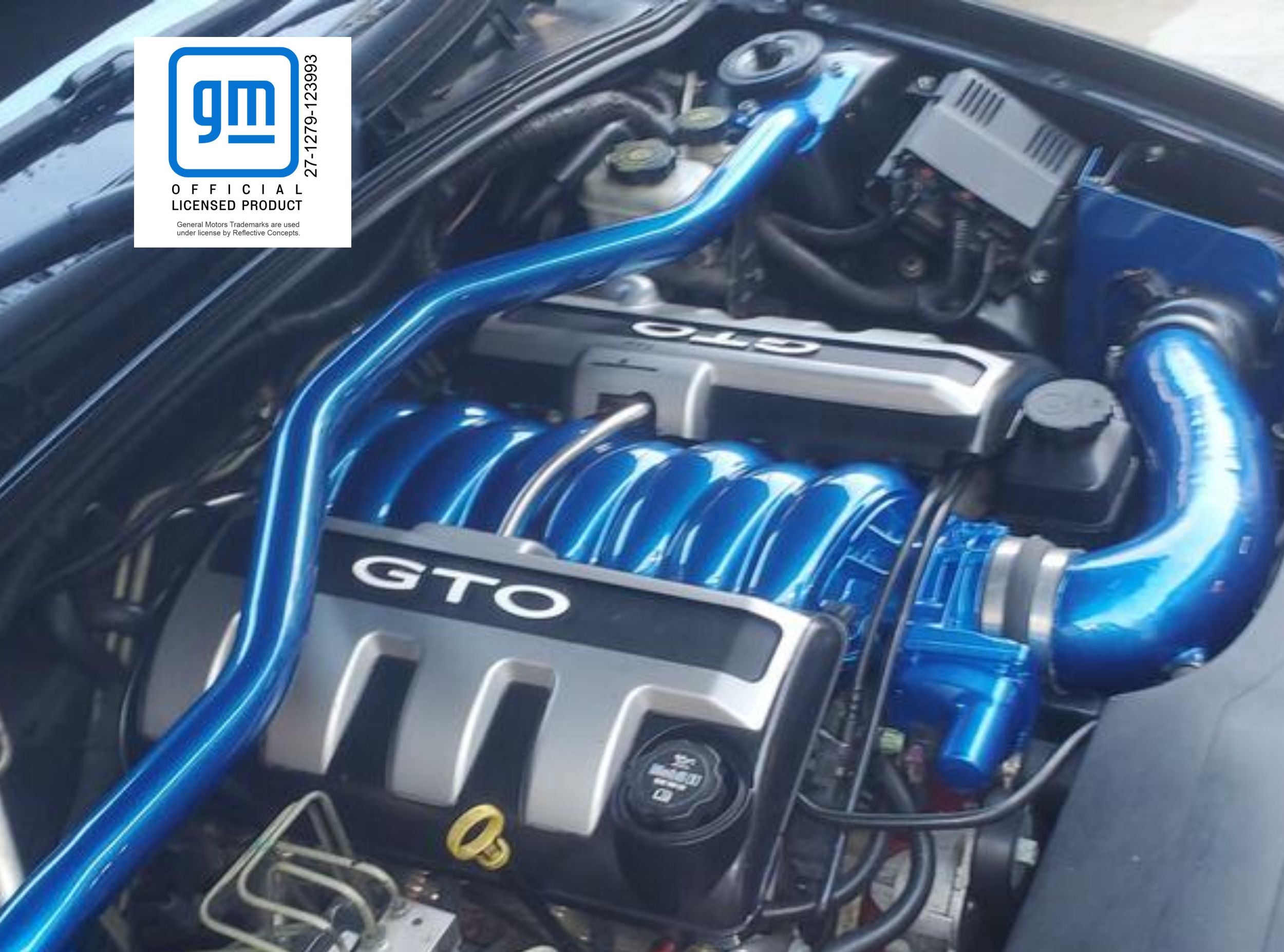 Fuel Rail Cover Overlay Decal | 04-06 Pontiac GTO