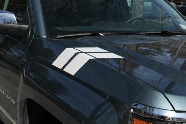 Hash Mark Decal Stripes - 2014+ Silverado 1500