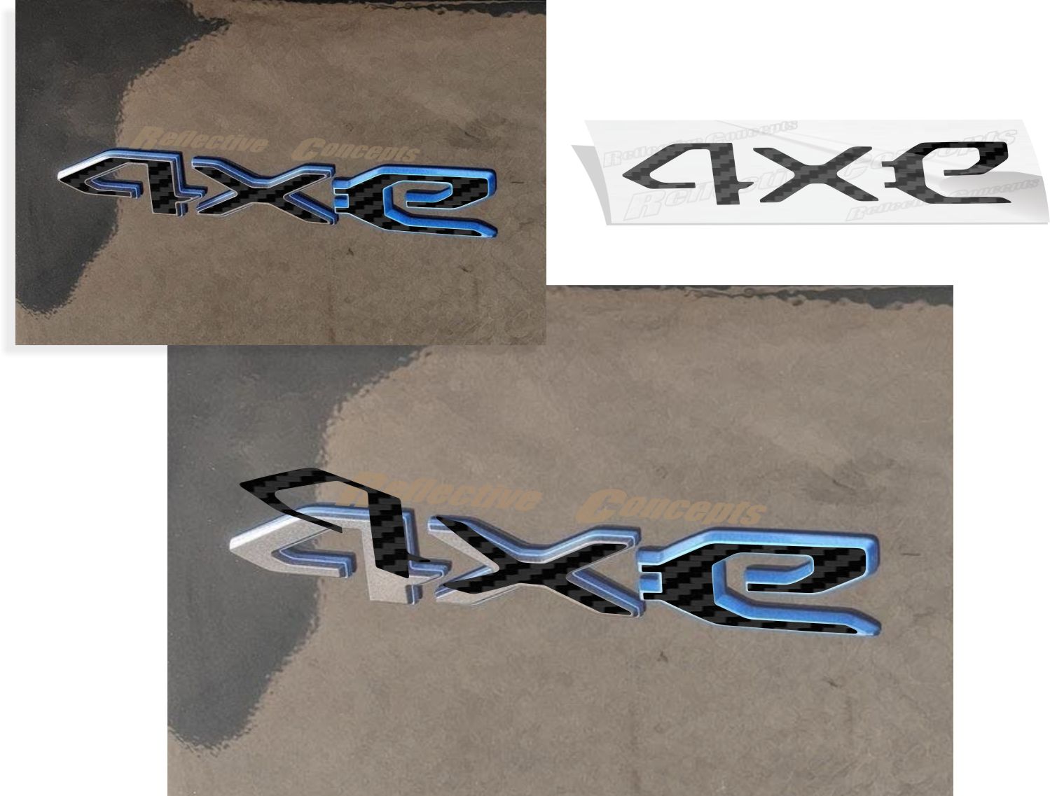 4xe Liftgate Emblem Overlay Decal - 2022-2024 Grand Cherokee 4xe