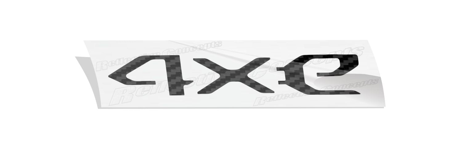 4xe Liftgate Emblem Overlay Decal - 2022-2024 Grand Cherokee 4xe