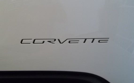 Rear Inlay Custom Letter Stickers | C6 Corvette Decals