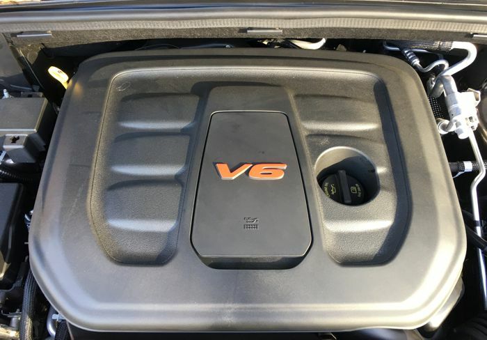 V6 Engine Cover Overlay Decal