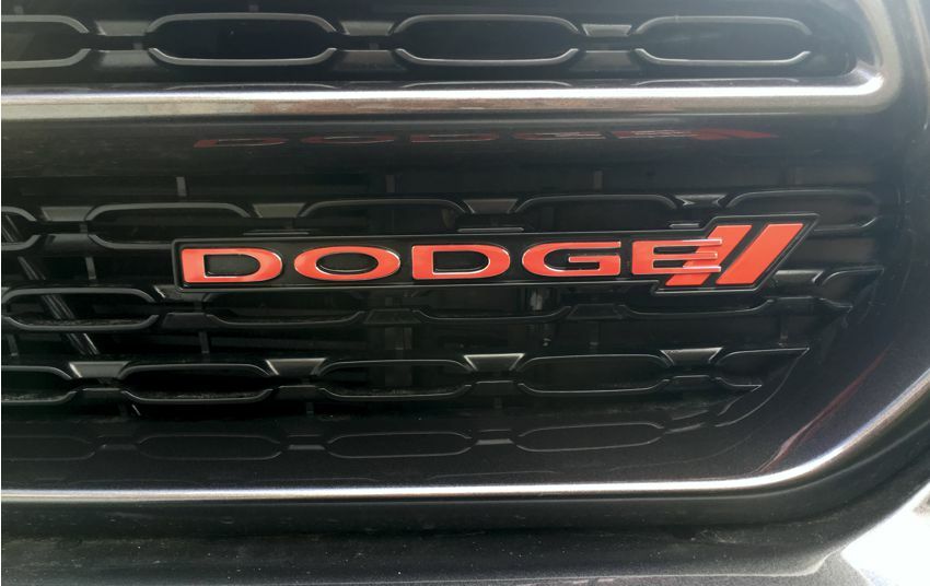 DODGE Grille Emblem Overlay Decal - Dodge Charger