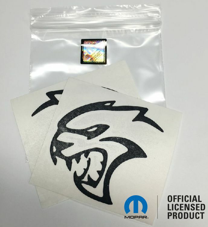 Hellcat Emblem Overlay Decal (pair) - 15-18 Challenger Hellcat