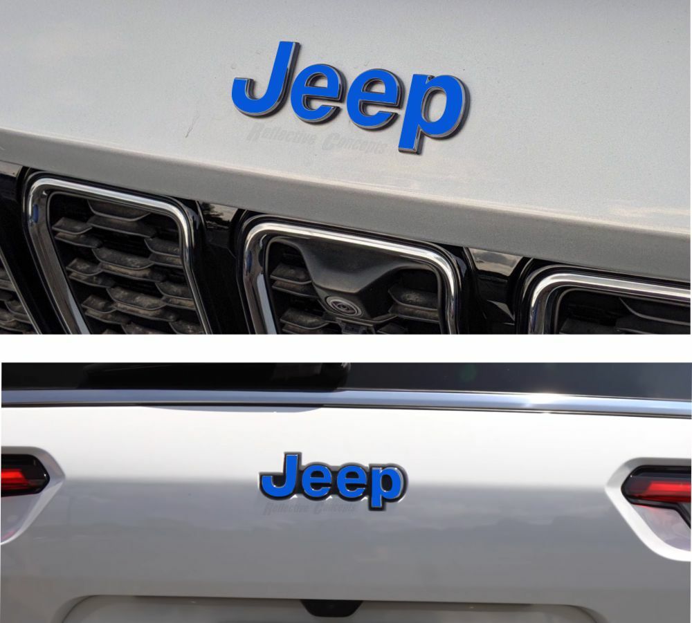 Jeep Emblem Overlay | 22-23 Grand Cherokee | Vinyl Decals