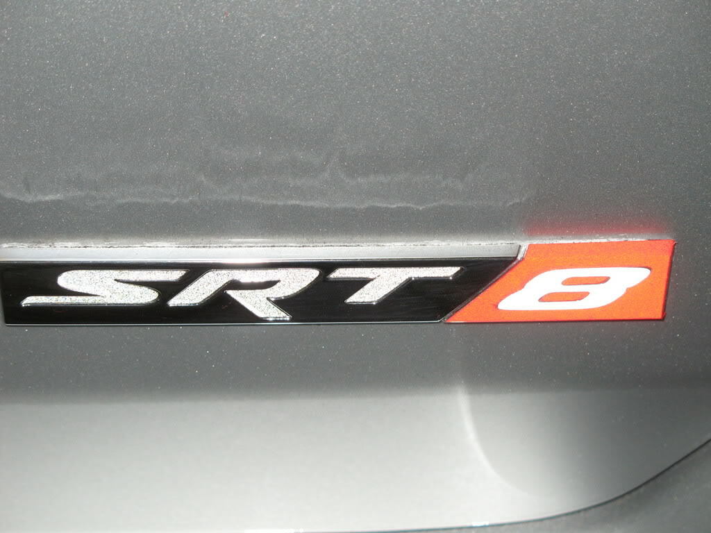 SRT8 Trunk BadgeOverlay Decal 2005-2010 300C SRT8