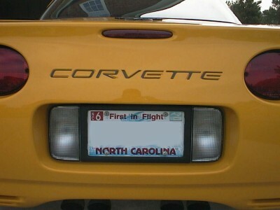 97-04 C5 Corvette | Rear Lettering Inlay Decal